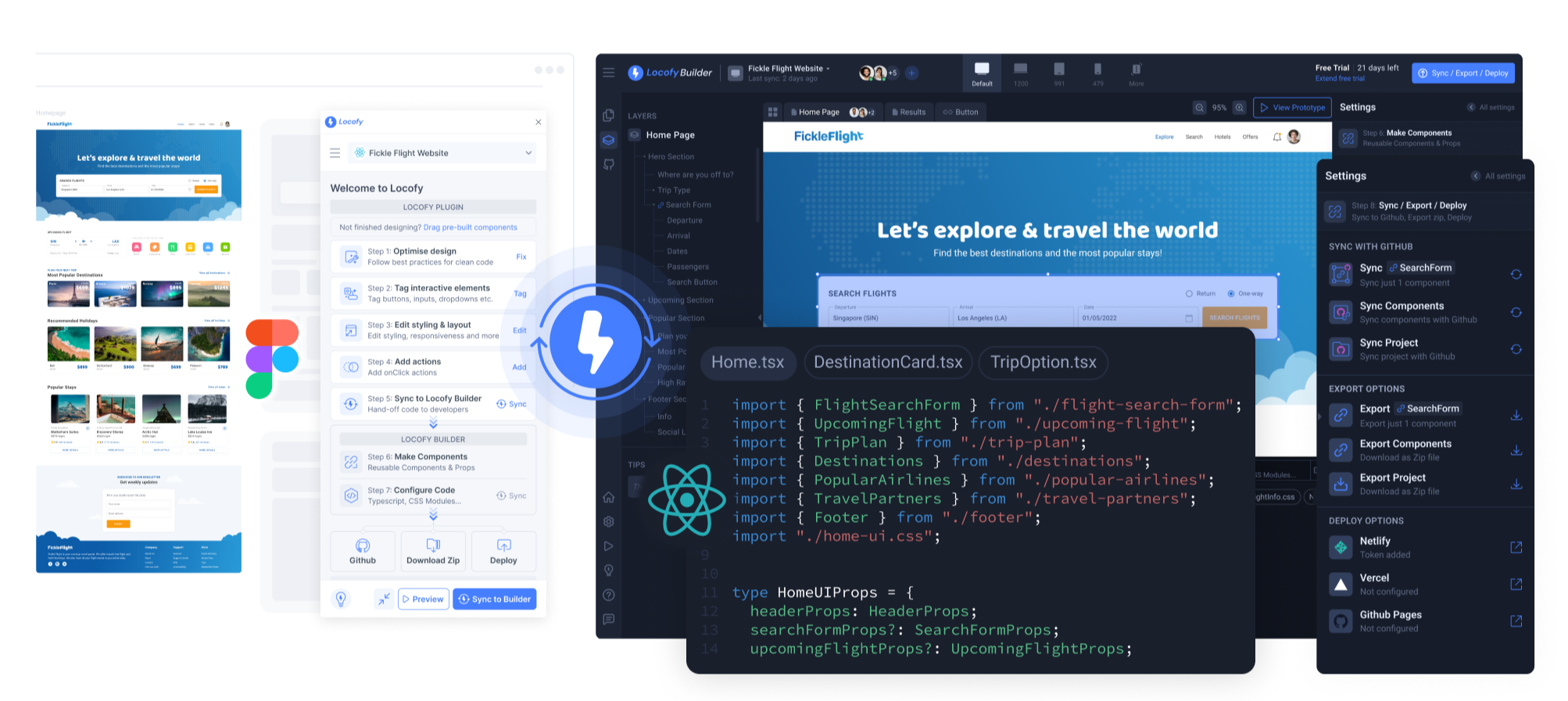 Figma to React: Get pixel perfect, high-quality code | Locofy Figma to React: Get pixel perfect, high-quality code | Locofy
