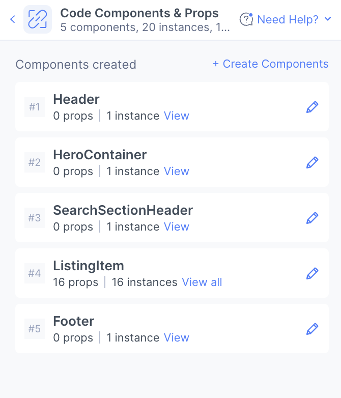 Components & Props – Locofy Docs